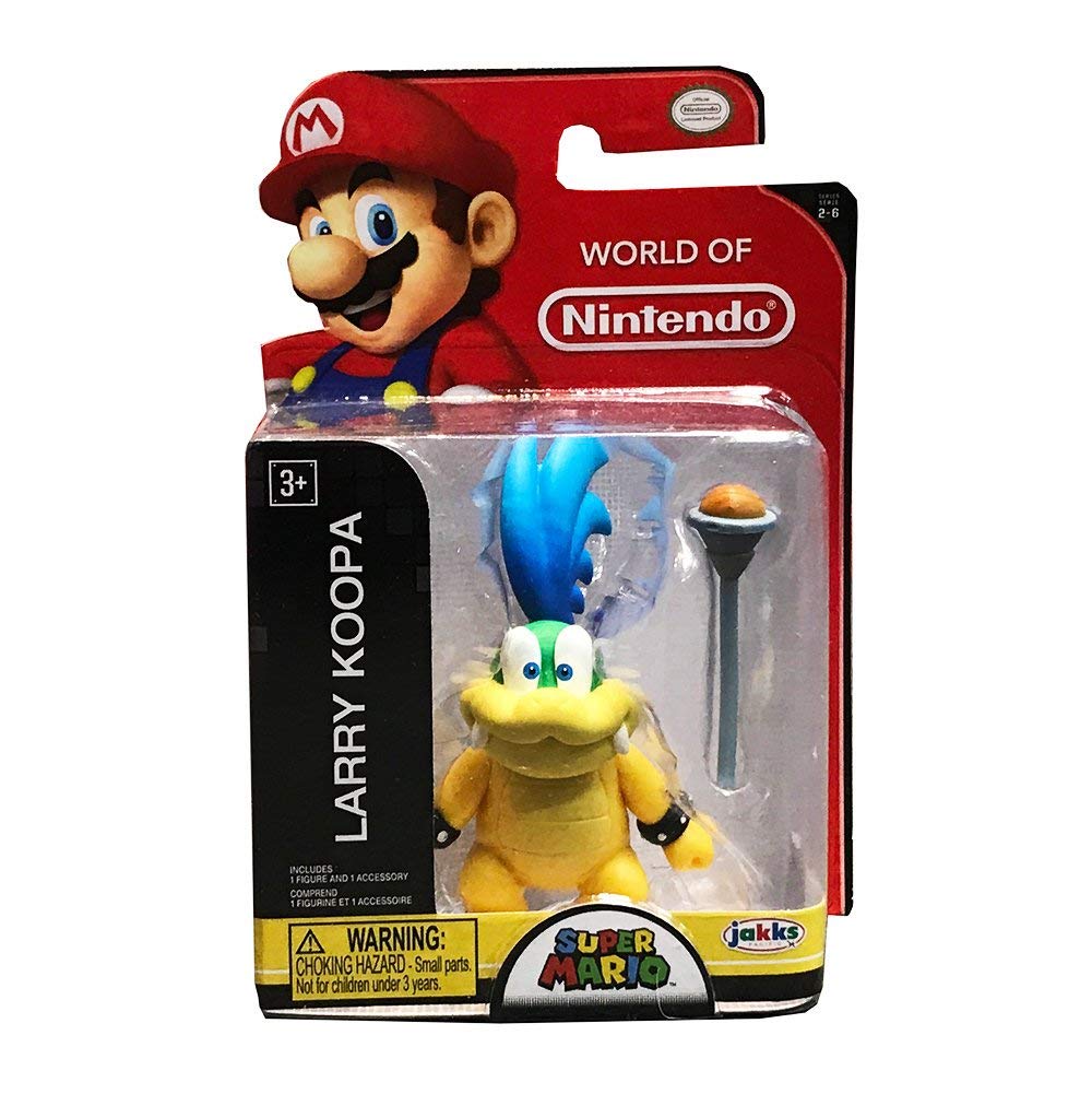 World of Nintendo Larry Koopa 2.5 Inch Collectible Figurine – AceBeach