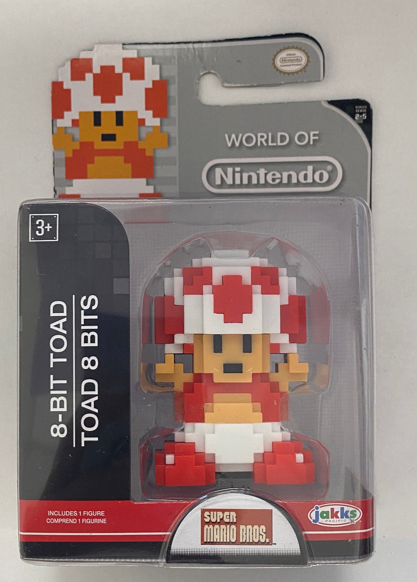 World Of Nintendo, 8-Bit Toad, 2.5 inch Figure – AceBeach