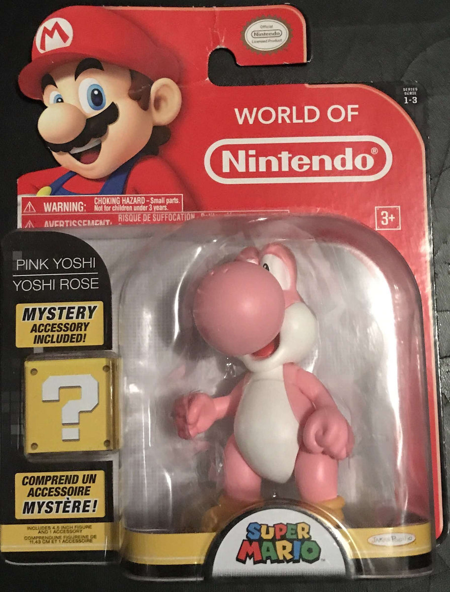 World of Nintendo Pink Yoshi 4 Inch with Mystery Accessory – AceBeach